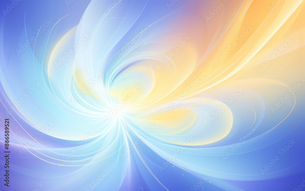 Brilliant three-dimensional vortex with musical symbols imbedded, three ...