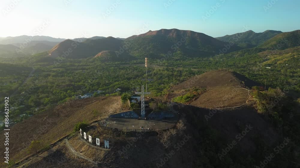 Experience a mesmerizing drone flight from right to left around Mount ...