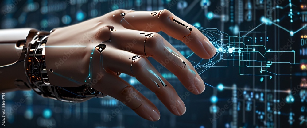 artificial intelligence futuristic innovation robot connection ... artificial intelligence futuristic innovation robot connection ...