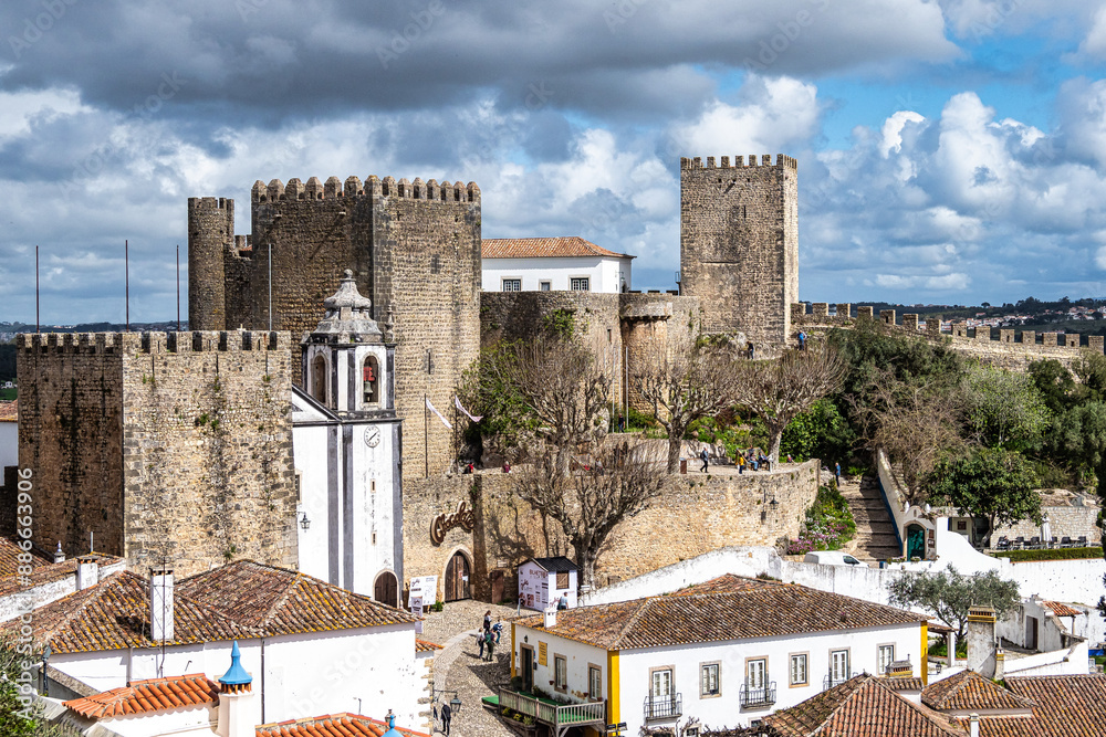 The Castle of Obidos, Castelo de Obidos is a well preserved medieval ...