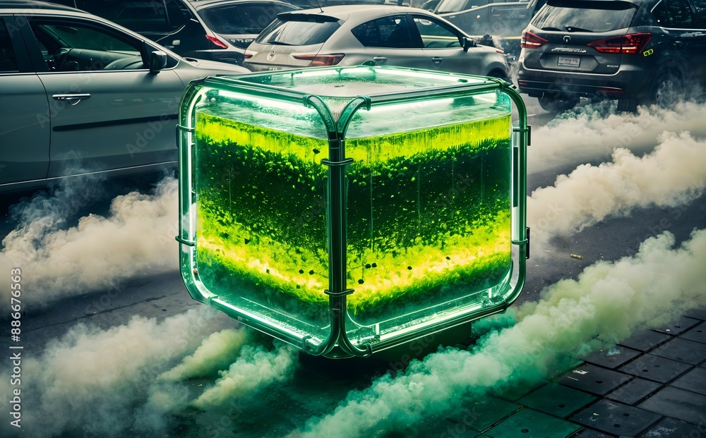Revolutionary sidewalk carbon capture using microbial algae: Algae ...