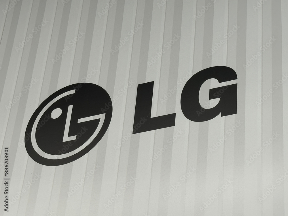 St. George,Utah,USA-June 11th 2024:LG company brand logo and store sign ...