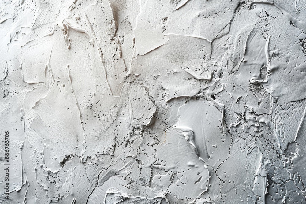 33 Stucco wall, view from the top, smooth surface, evenly, no scratches ...