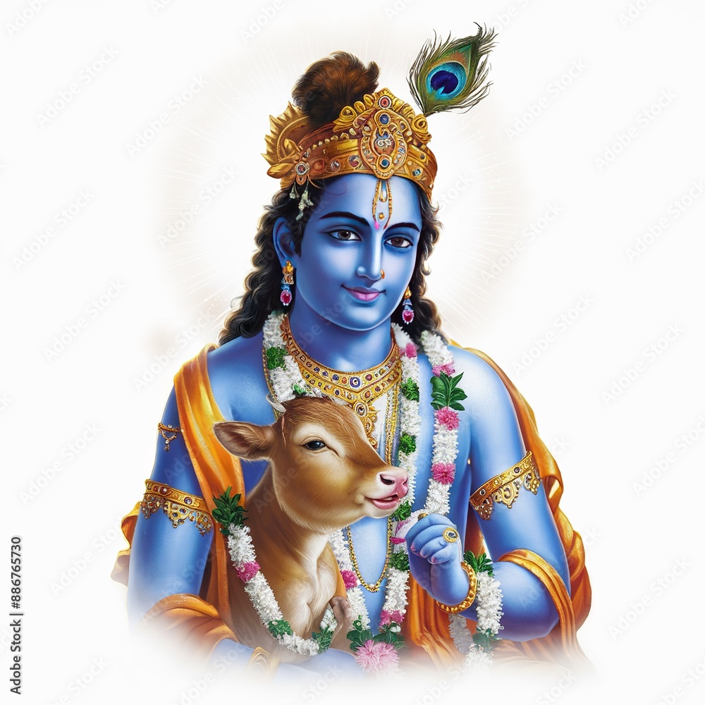 Shree Krishna Janmashtami, Vishu, isolated on transparent background ...