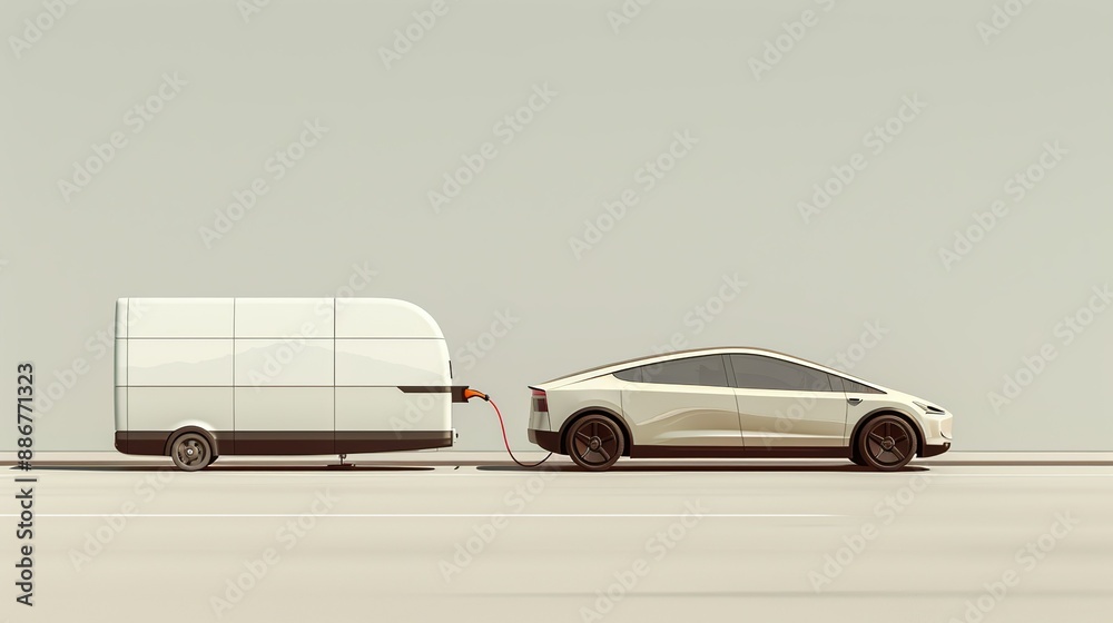 Illustration series depicting the evolution of transportation ...