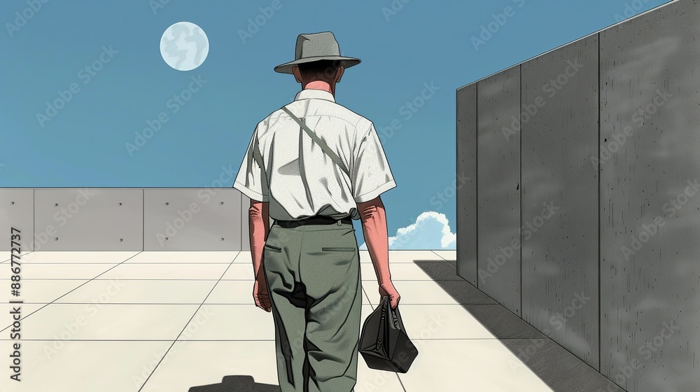 Graphic novel-style storyboard of a historical event, bringing to life ...