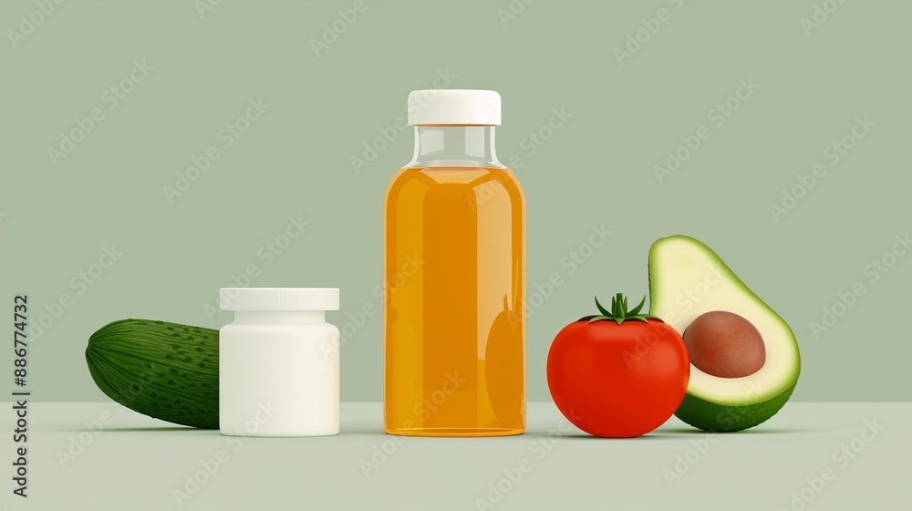 Educational diagram explaining the basics of nutrition and healthy ...