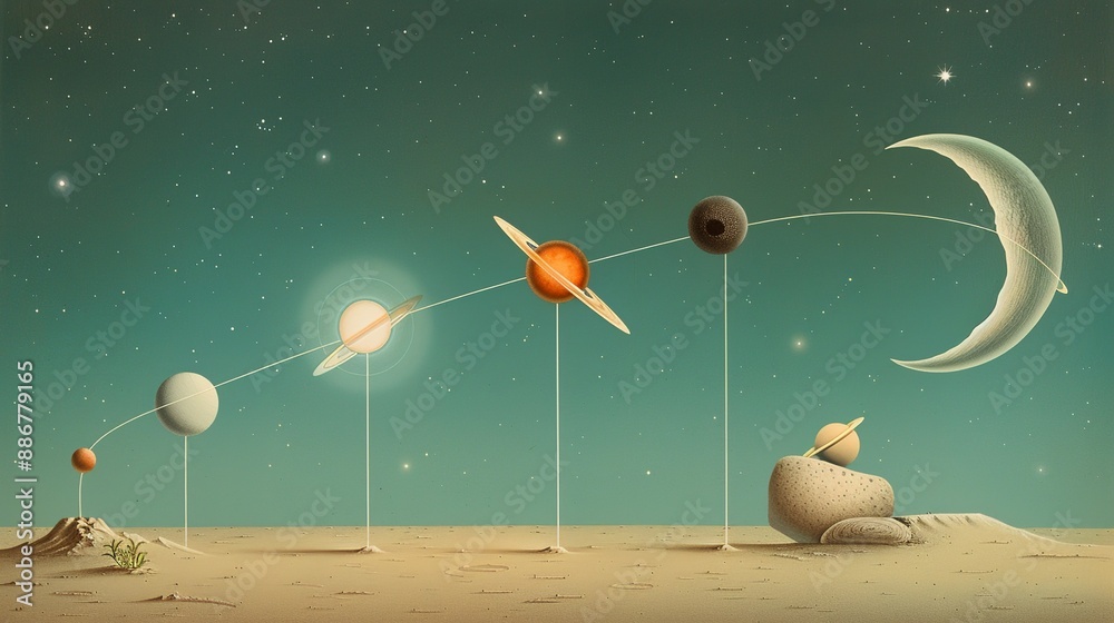 Cartoon strip illustrating the lifecycle of stars, from protostars to ...