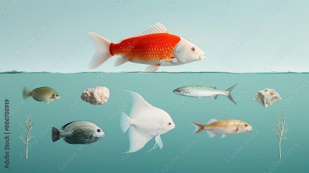 Educational diagram explaining the anatomy of marine ecosystems and ...