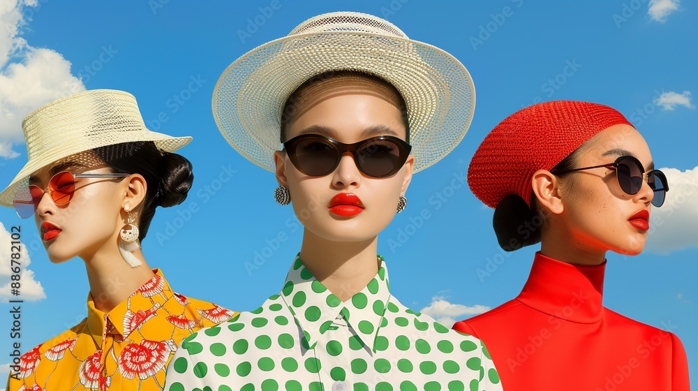 Digital collage celebrating cultural diversity through traditional ...