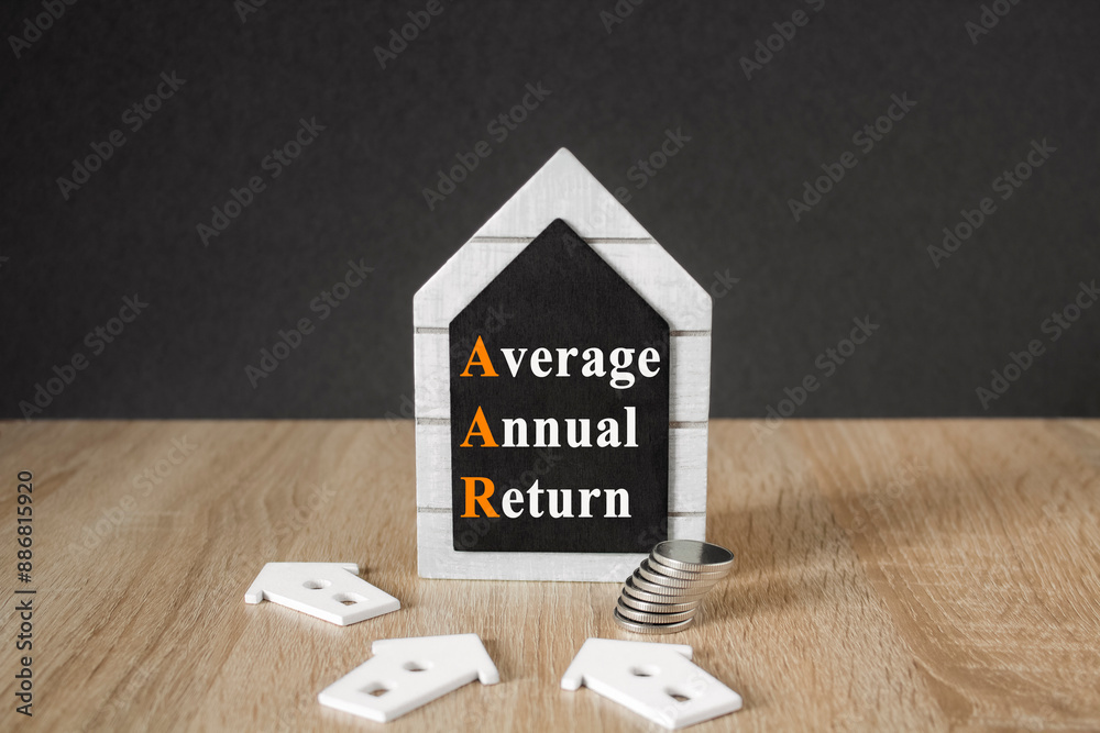 Average Annual Return symbol. The acronym AAR average annual return on ...