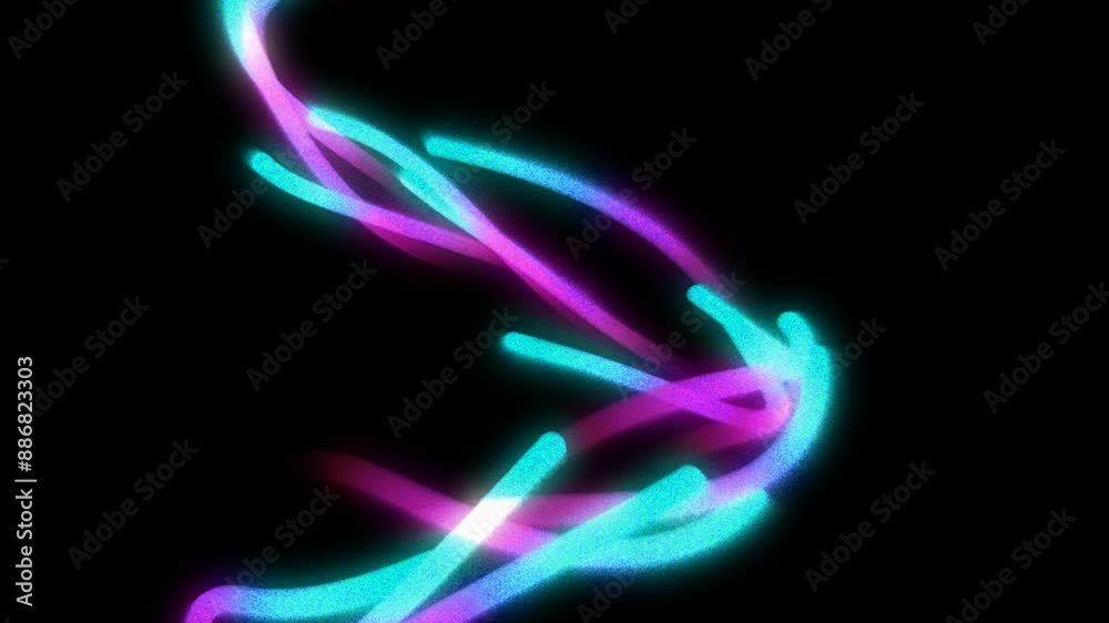 A vibrant animation featuring the dynamic movement of colorful waves ...