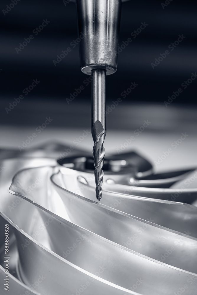 Poster Process working CNC turning milling metal Industry machine ...