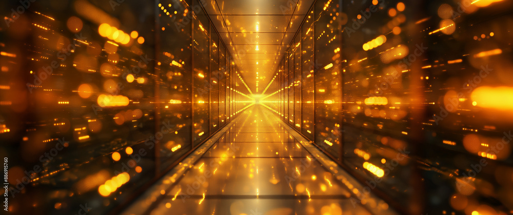 Gold abstract cyberspace art, spiritual, money, inspiration, artificial ...