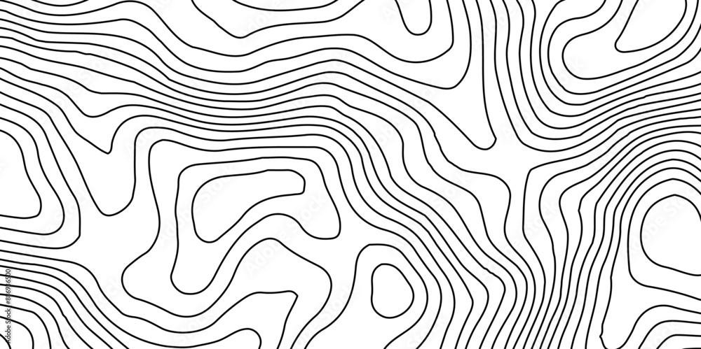 Topographic map contour background pattern.Natural printing ...