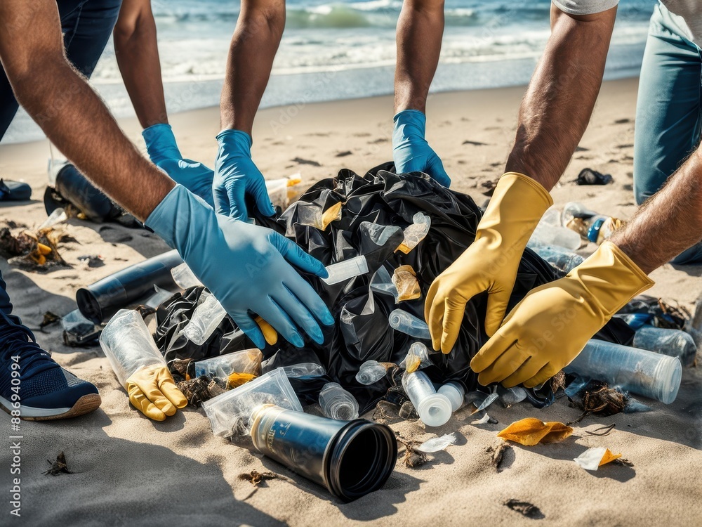 Cleaning Up Our Coast: Volunteers Tackle Beach Pollution, One Piece at ...