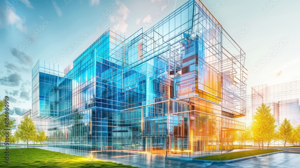 Digital Building Information Modeling (BIM), digital Building ...