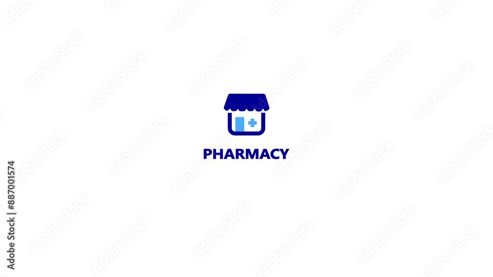 Medical pharmacy icon, pharmacy icon, medicine storage concept, medical ...