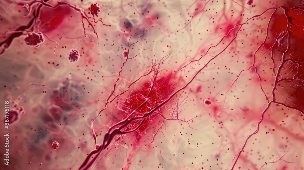 Mouse brain section cells stained with the Golgi stain Neurons in the ...