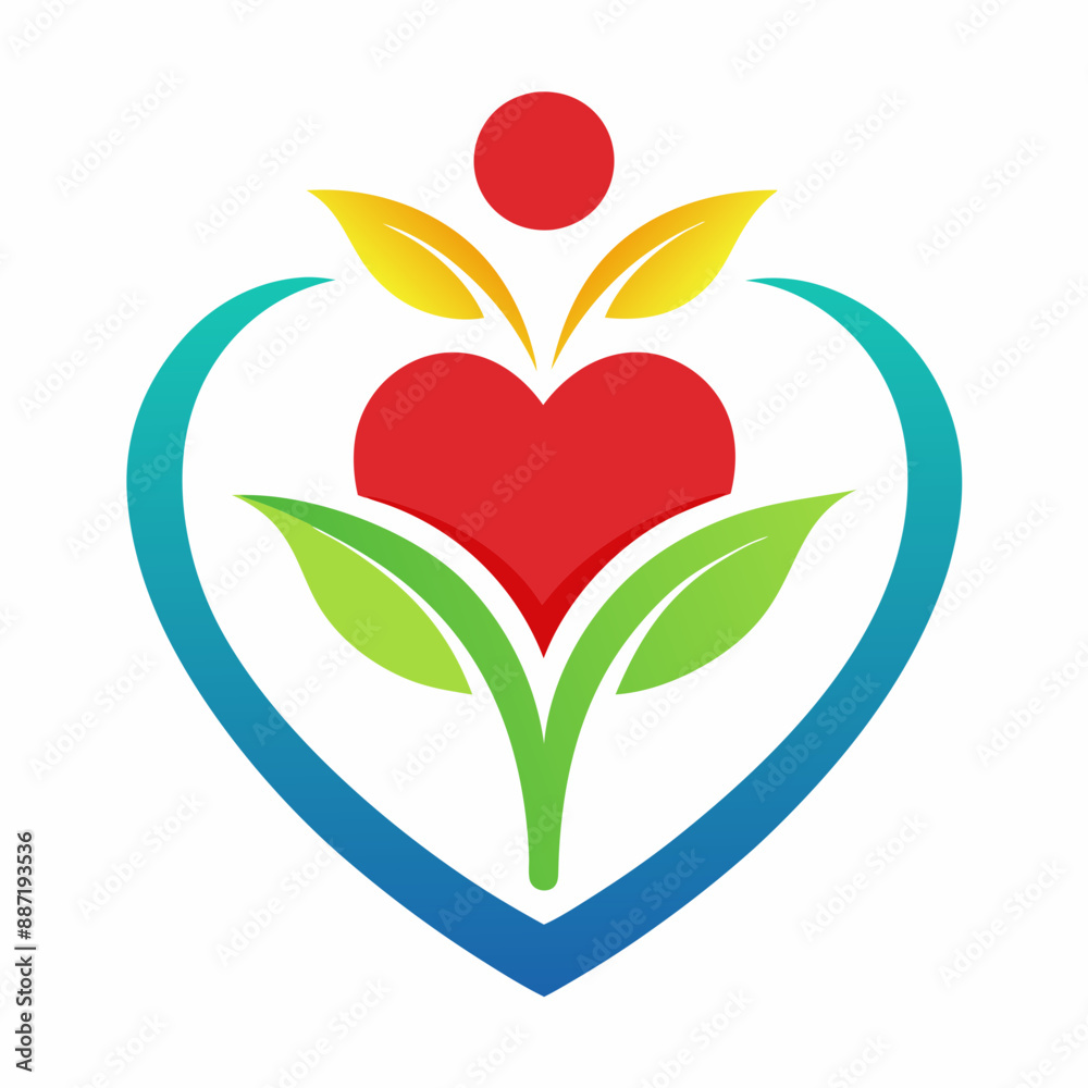 Charity Organization Logo vector art illustration Stock Vector | Adobe ...