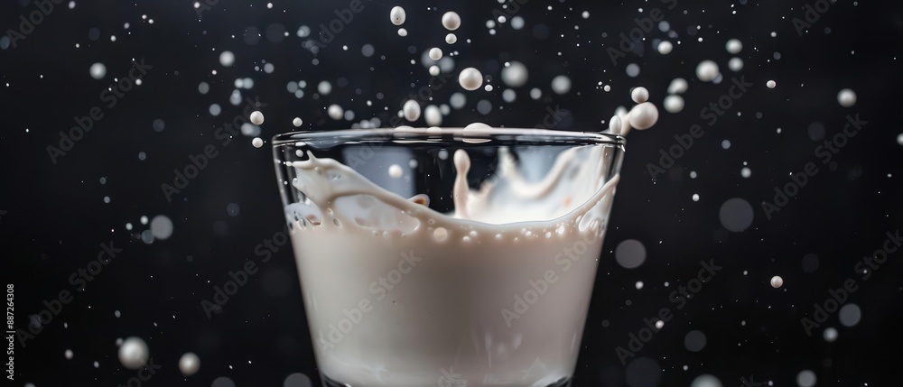 Baileys Irish Cream caught in motion, with its creamy texture and rich ...