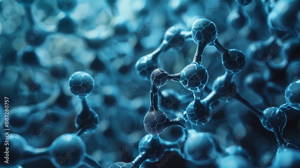 Abstract Atomic lattice, Molecular grid of graphene, Graphene atomic ...