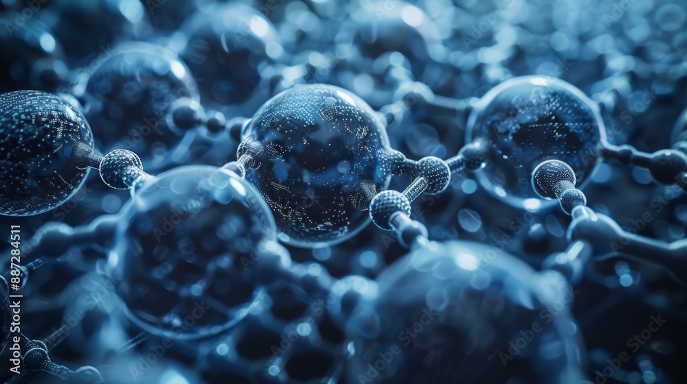 Abstract Atomic lattice, Molecular grid of graphene, Graphene atomic ...