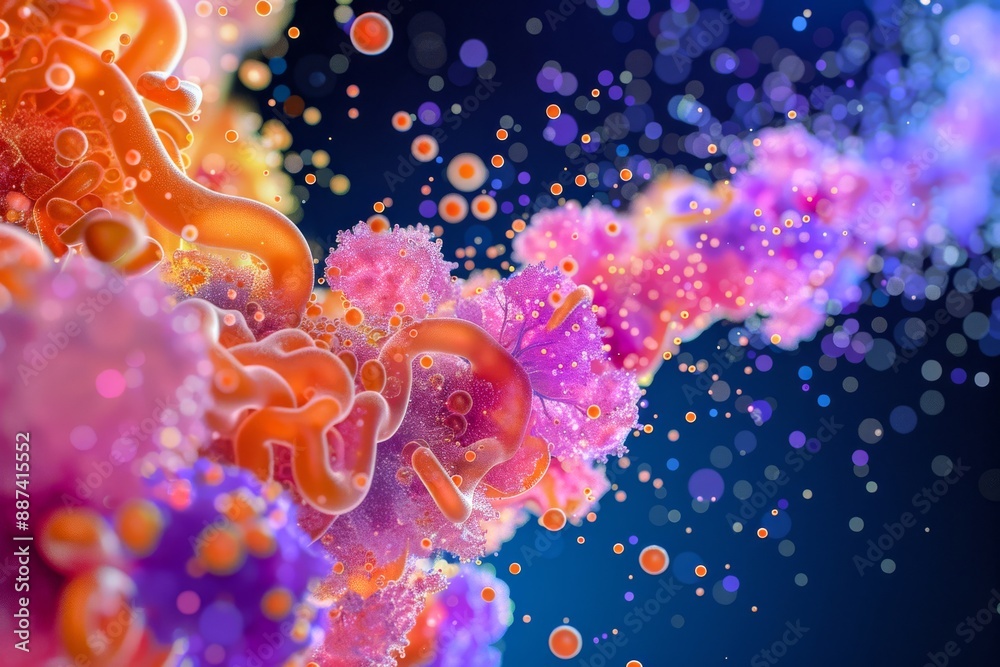 Protein Aggregates: An image showing protein aggregates, illustrating ...