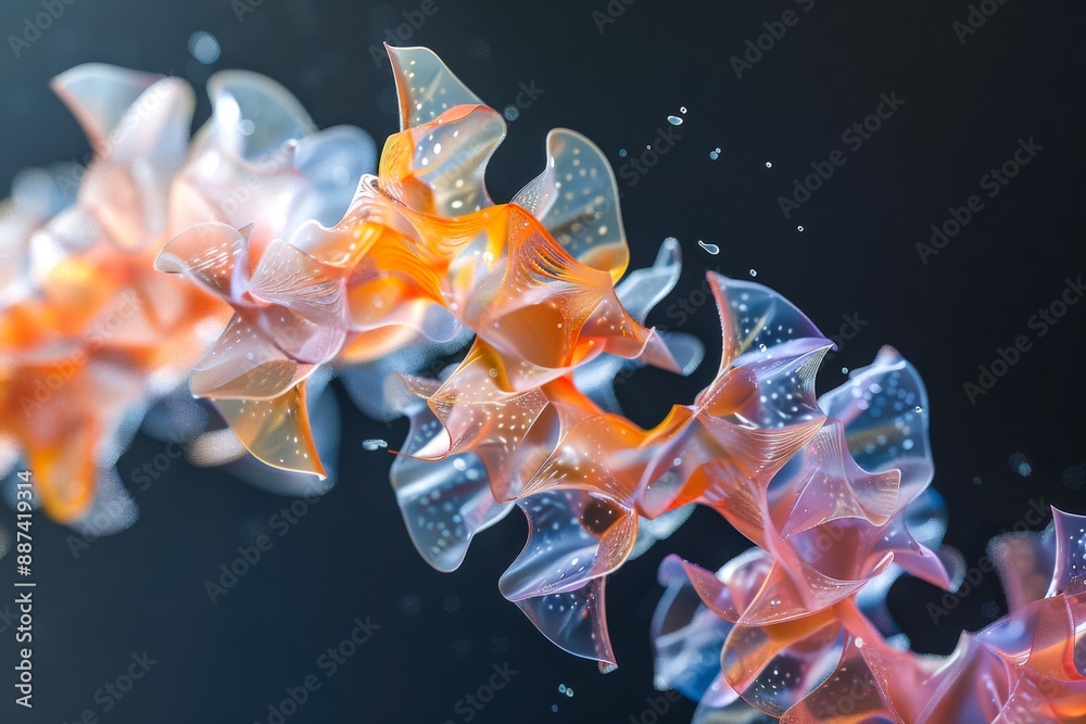 Foto de Tertiary Structure: A high-resolution image of a protein's ...