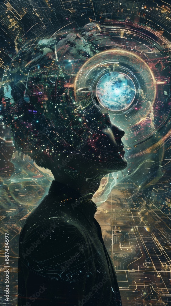 Visualize the Noosphere, the societal SuperEgo manifested in digital ...