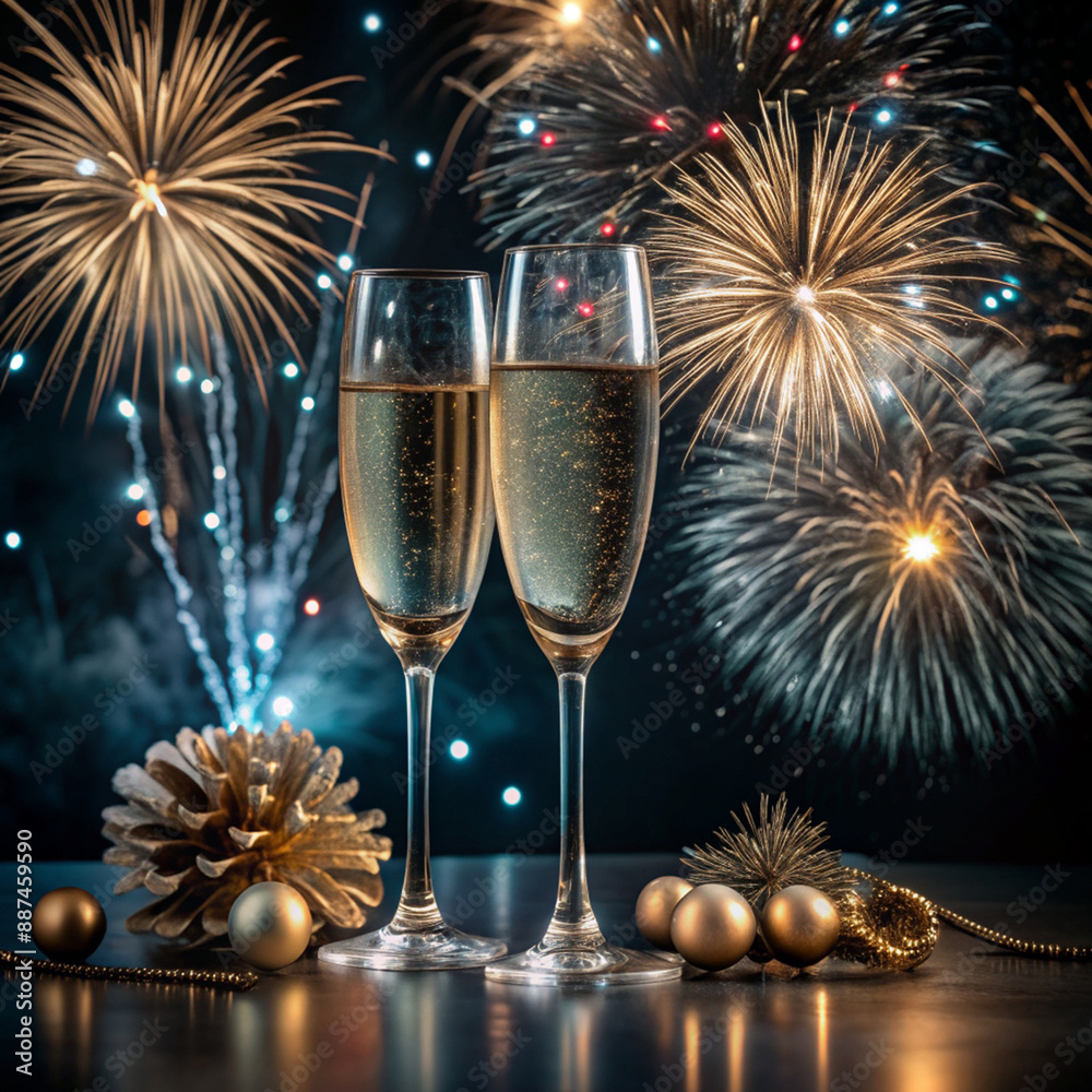Celebrate the New Year with Festive Cheer: High-Resolution Photo of New ...