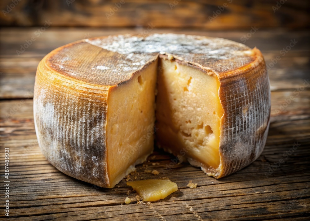 Aged to perfection, a weathered cheese rind reveals its history, its ...