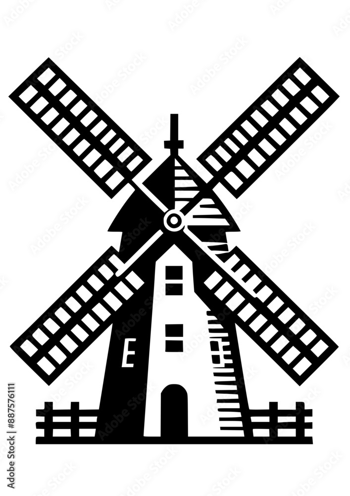 Vetor do Stock: Windmill svg, Wind SVG, Power station SVG, Windmill ... Vetor do Stock: Windmill svg, Wind SVG, Power station SVG, Windmill ...