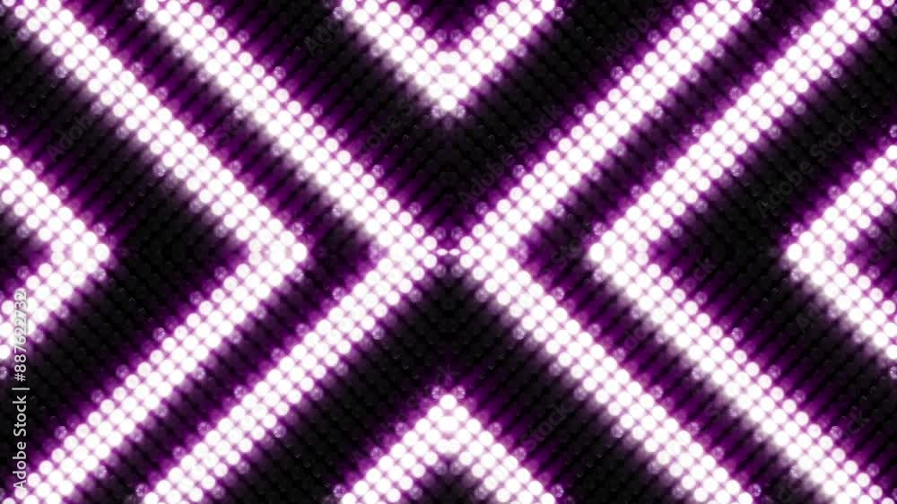 X Shaped LED Wall Lights VJ Loop Background Animation 4K, Flashing ...