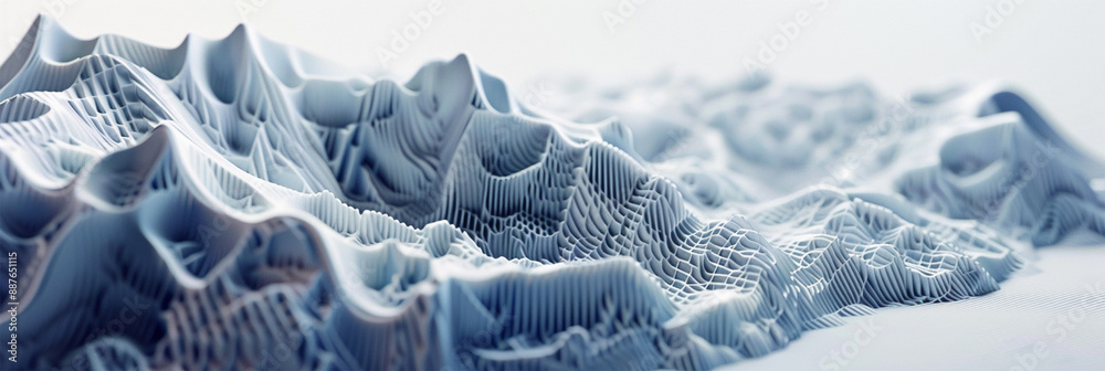 3D Printed background Wallpaper Concept Design, Modern Artistry ...