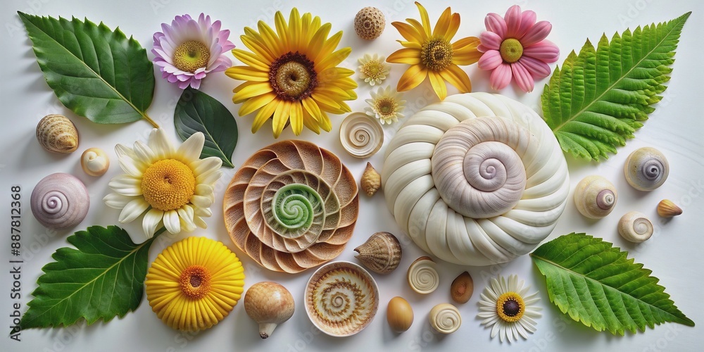 Fibonacci sequence observed in nature, such as the arrangement of ...