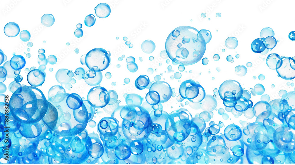 Water splash and rain drops glass isolated on a transparent background ...