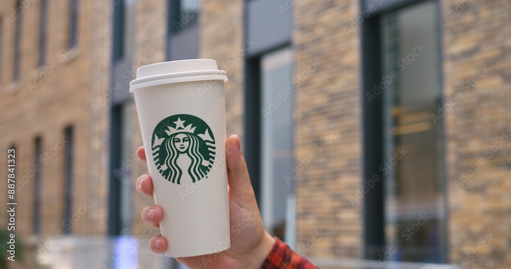 Toronto, Canada - May 6, 2023: coffee culture influences office ...