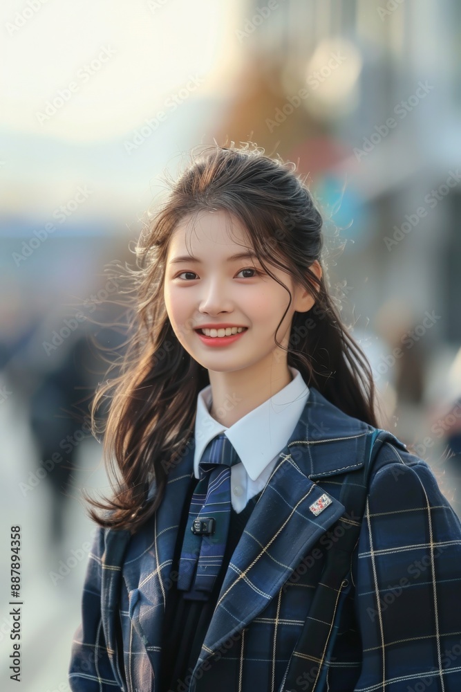 Prada Style Korean High School Uniform Korean High School Girl S