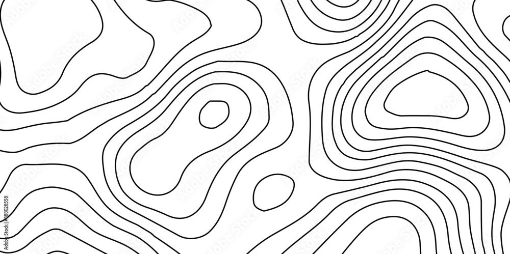 Panorama view gradient multicolor wave curve lines banner background ...