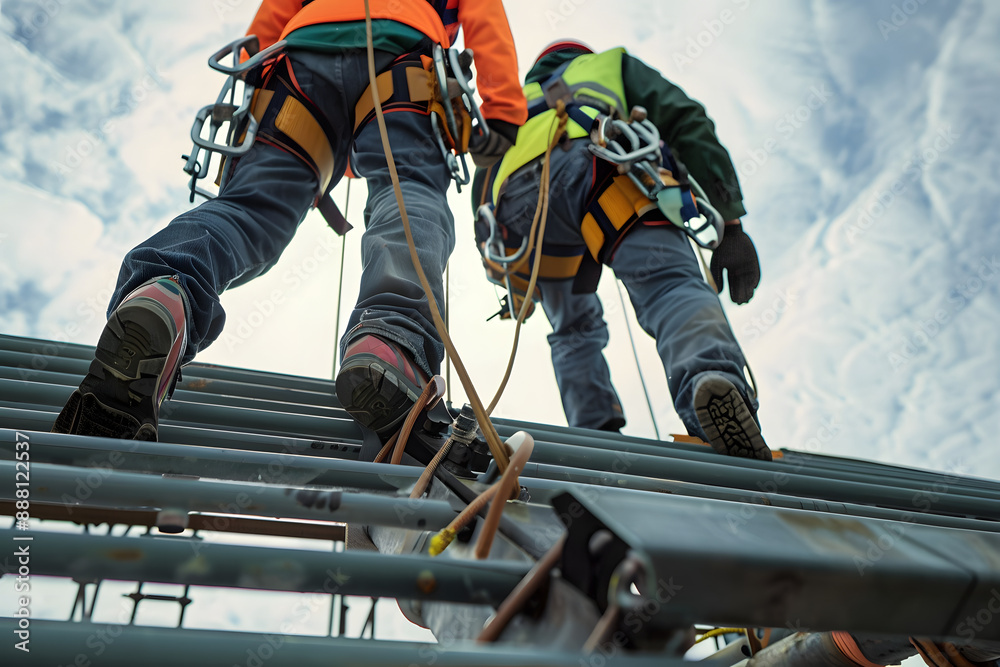 Safety body construction, Working at height equipment. Fall arrestor ...