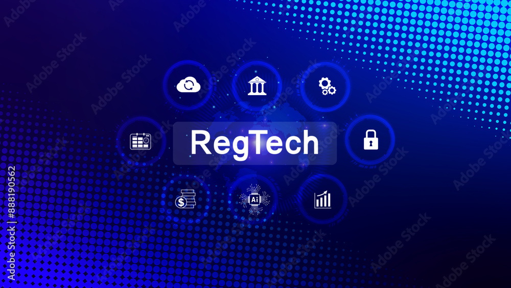 Regtech, Regulatory technology concept, management of regulatory ...
