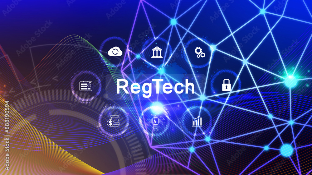 Regtech, Regulatory technology concept, management of regulatory ...