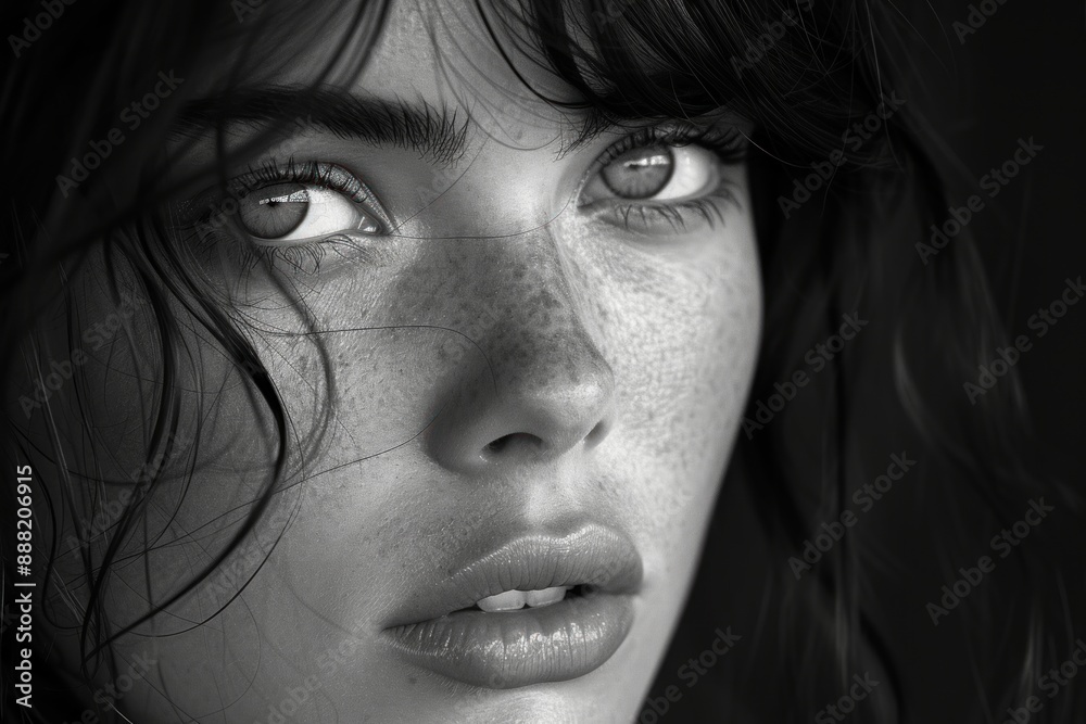 Moody black and white portraits exploring the depths of human emotion ...