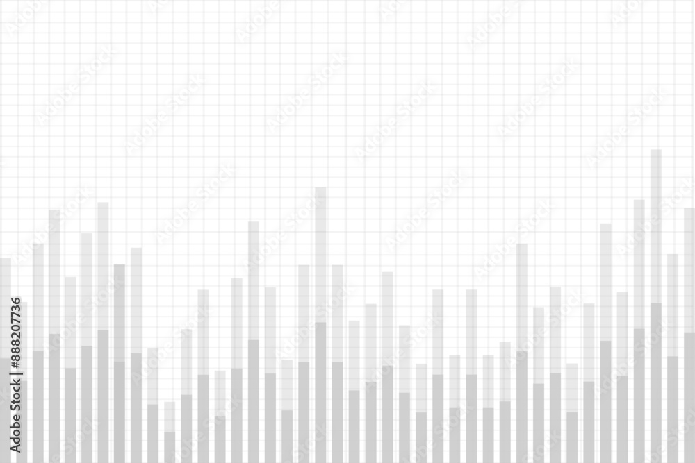 Finance bar chart on grid background - Movement of financial diagram ...
