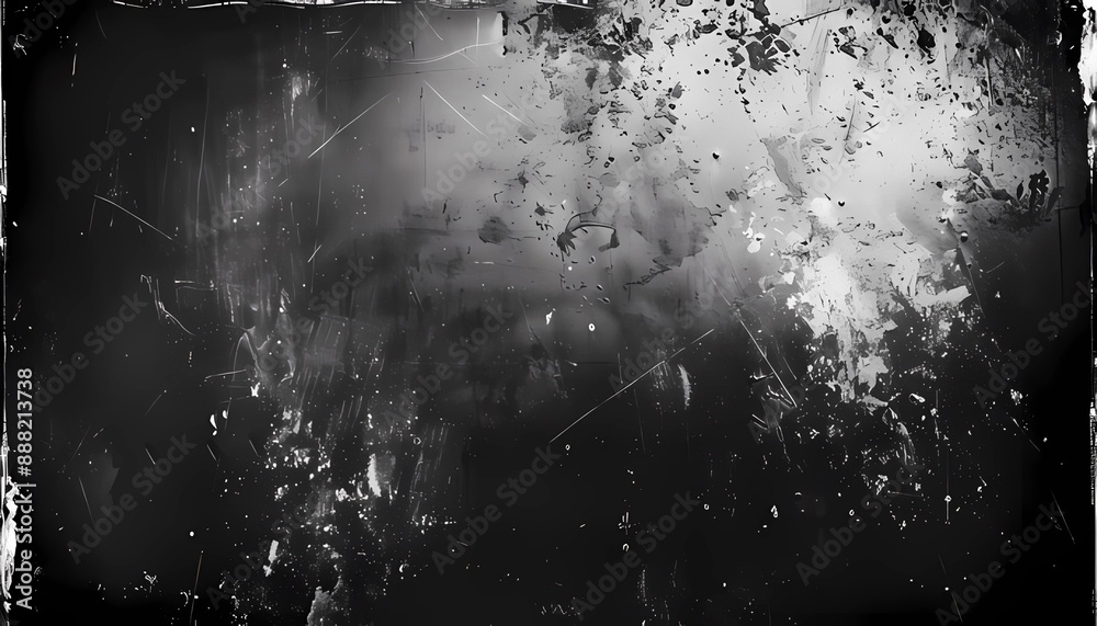 Vintage distressed photo texture with film grain, dust, and scratches ...