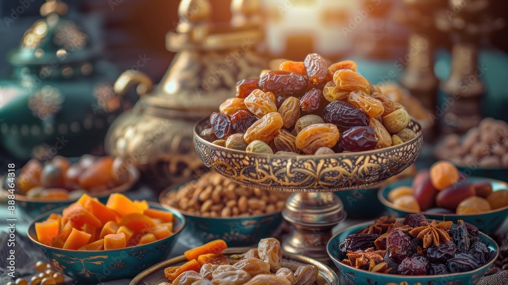 Ramadan food Sweets mixed of dried fruits , Dates premium dates, full ...