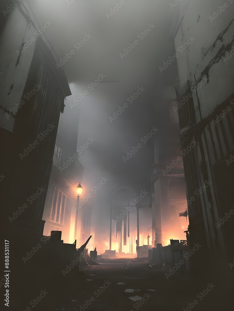 Foto de industrial factory in the night,factory in the town,old factory ...