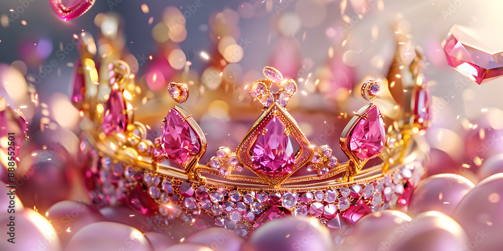 Royal Golden Crown PNG On Transparent Background. Royal King Crown One ...