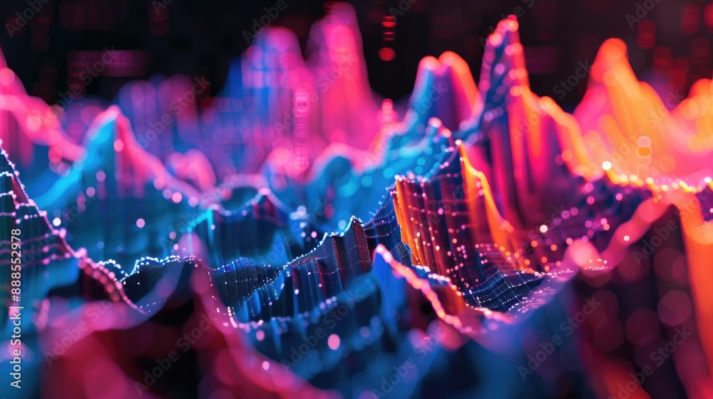 Design a 3D visual backdrop for the homepage to provide a stunning ...